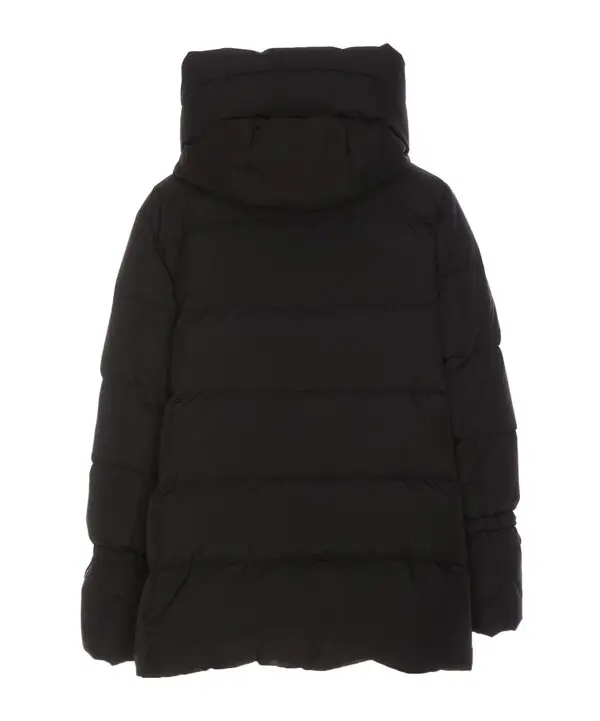 MOORER Gadia-stp Hooded Drawstring Padded Jacket