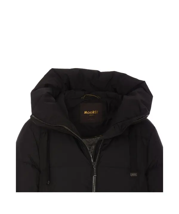 MOORER Gadia-stp Hooded Drawstring Padded Jacket