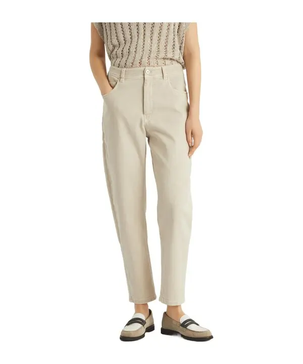 Brunello Cucinelli Logo-patch Jeans