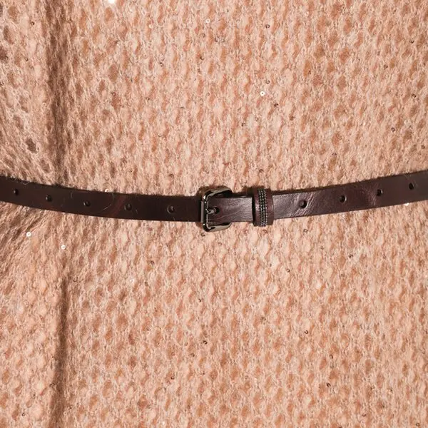 Brunello Cucinelli Belted Midi Dress