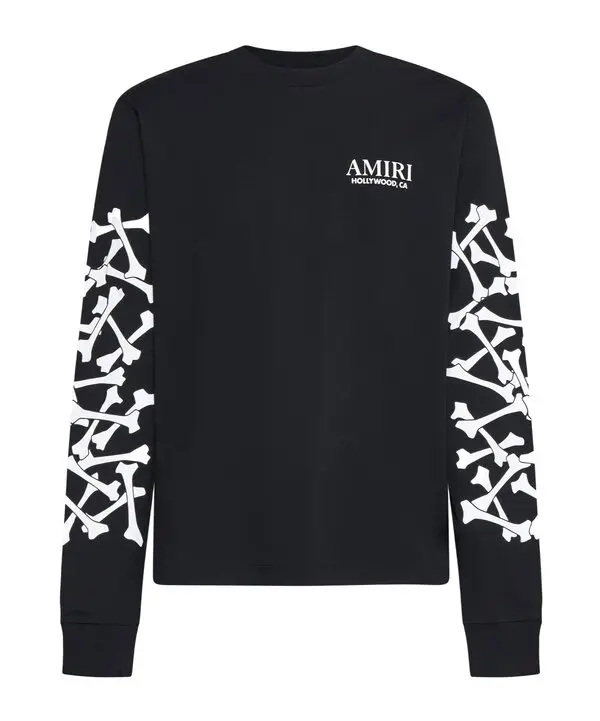 Amiri Bone Printed Crewneck T-shirt