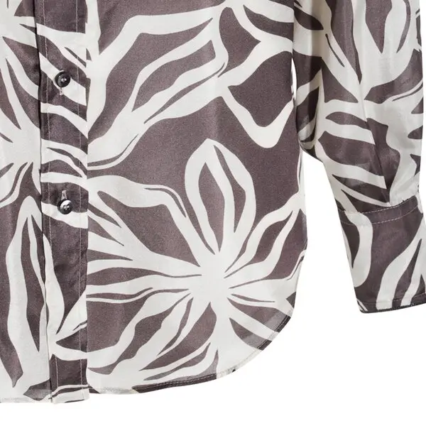 Brunello Cucinelli Printed Long-sleeve Shirt