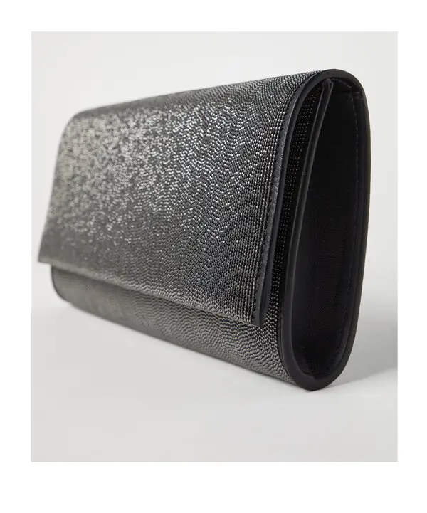 Brunello Cucinelli Precious Monili Foldover Top Clutch Bag