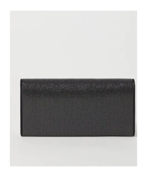 Brunello Cucinelli Precious Monili Foldover Top Clutch Bag