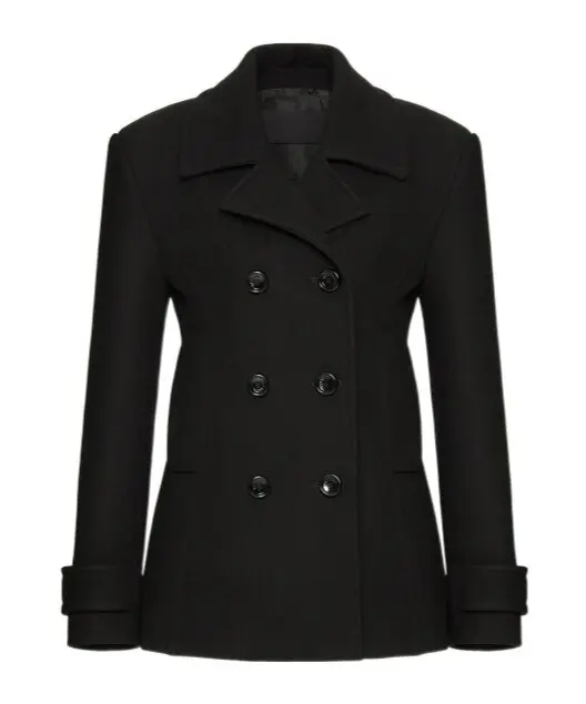 Valentino Garavani Double-breasted Long-sleeved Coat