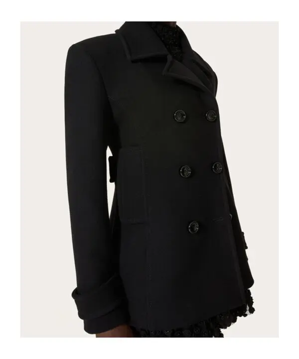 Valentino Garavani Double-breasted Long-sleeved Coat