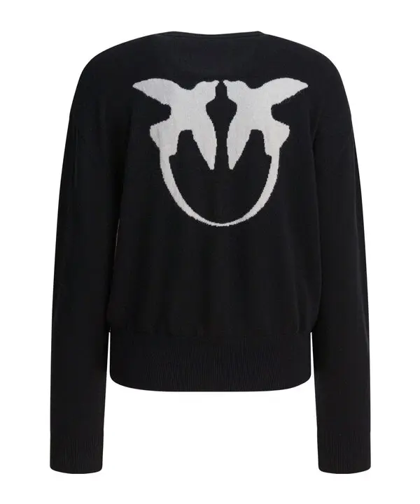 Pinko Martinica Logo Intarsia Jumper