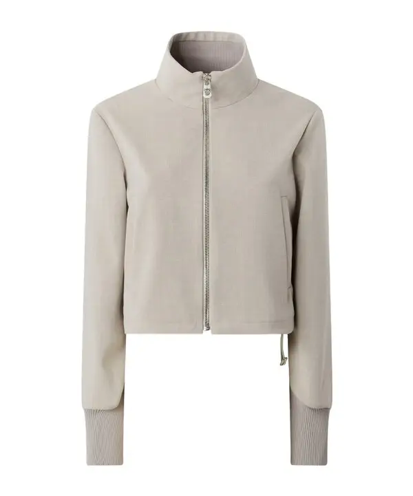 Pinko Zip-fastening Ribbed-cuff Jacket