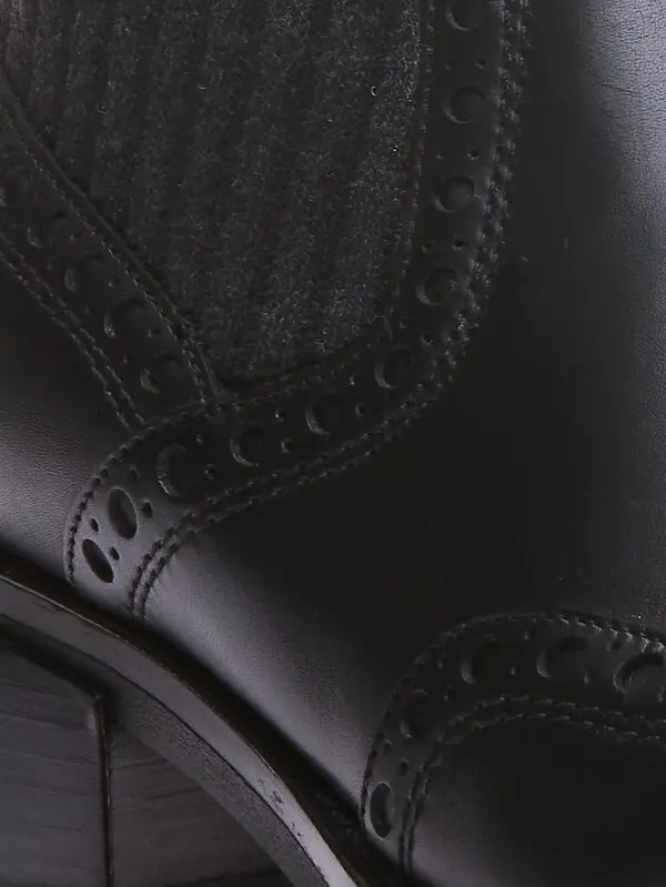 Santoni Sock-style Slip-on Ankle Boots