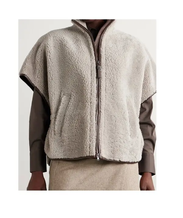 Brunello Cucinelli Zipped High Neck Jacket