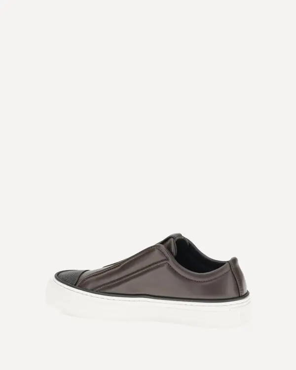 Brunello Cucinelli Embellished Slip-on Sneakers