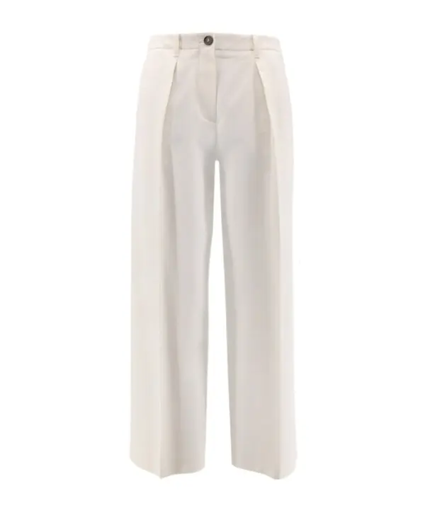Brunello Cucinelli Pleated Cropped Trousers - No