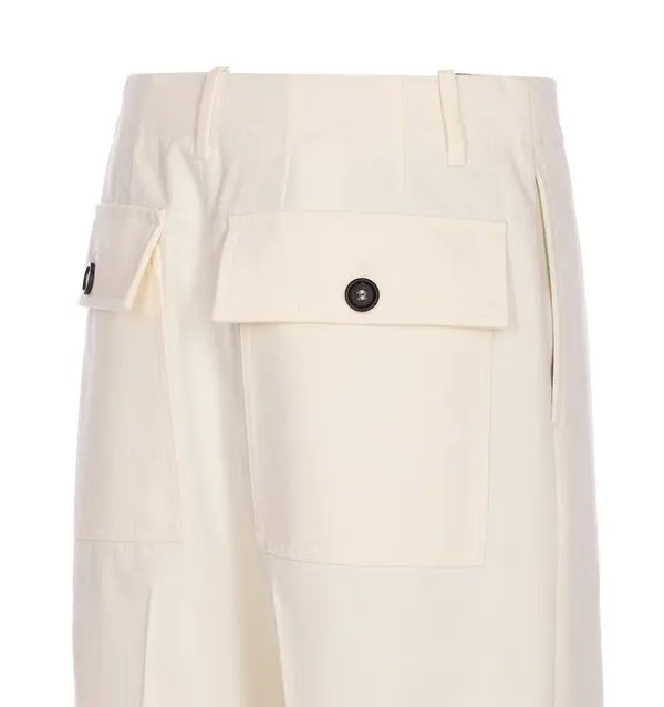 Brunello Cucinelli Pleated Cropped Trousers
