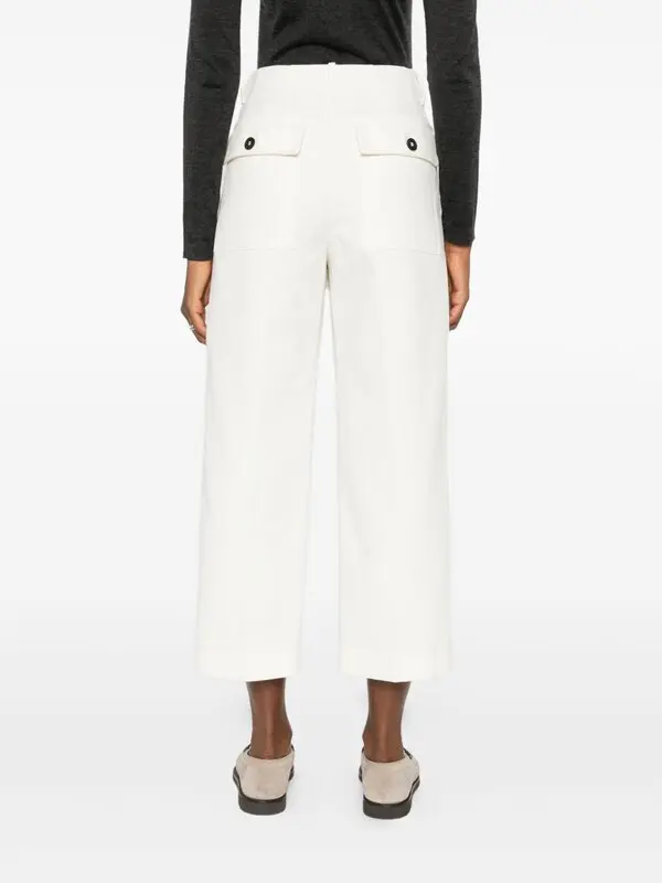 Brunello Cucinelli Pleated Cropped Trousers