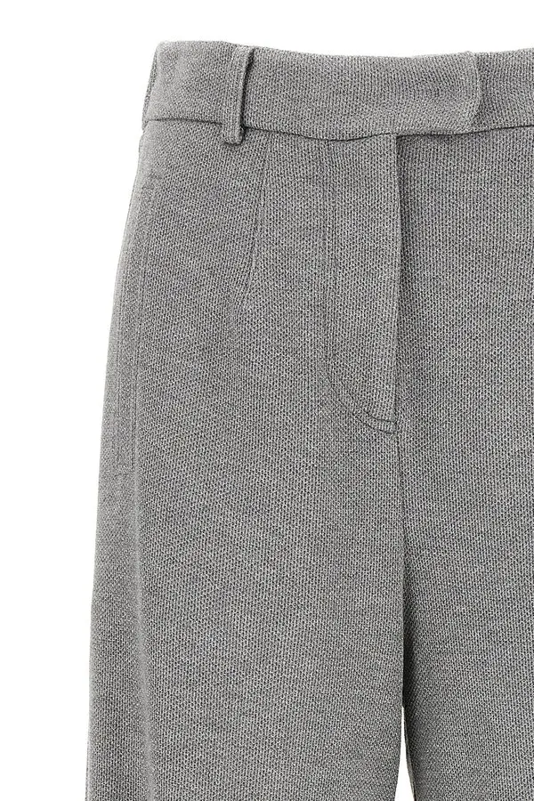 Brunello Cucinelli High-waisted Straight Leg Trousers
