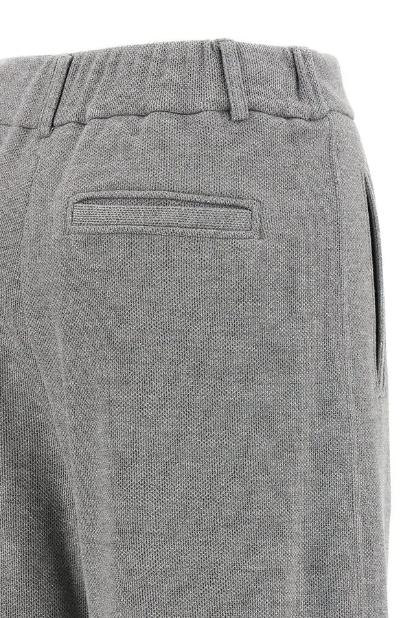 Brunello Cucinelli High-waisted Straight Leg Trousers