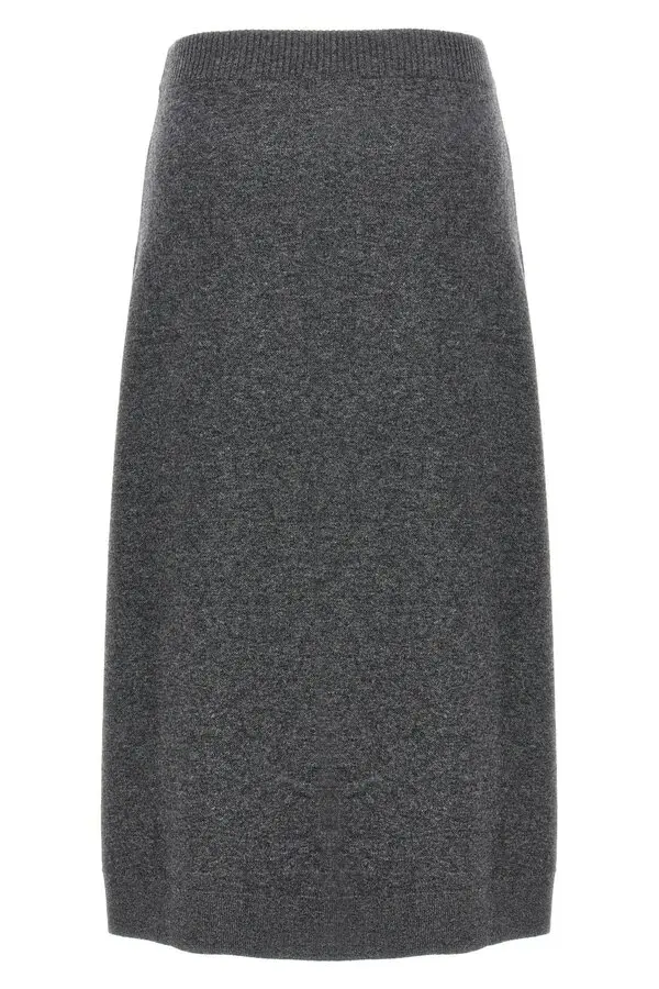 Brunello Cucinelli Knitted Midi Skirt