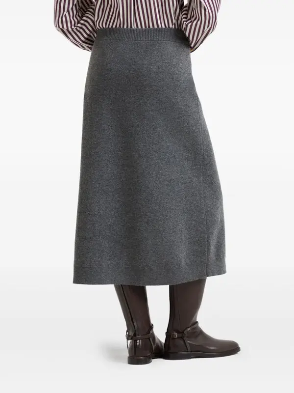 Brunello Cucinelli Knitted Midi Skirt