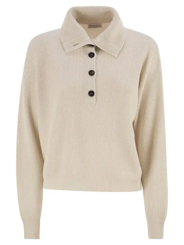 Brunello Cucinelli Lurex Detailed Jumper