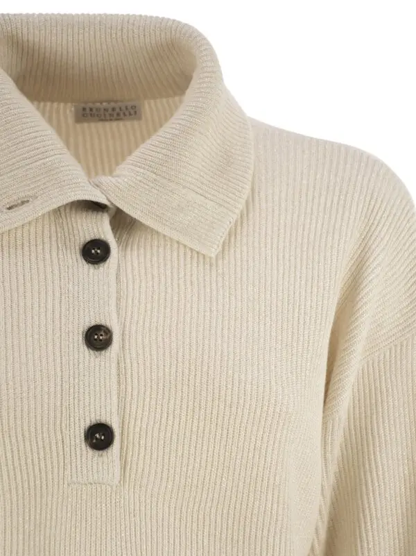 Brunello Cucinelli Lurex Detailed Jumper