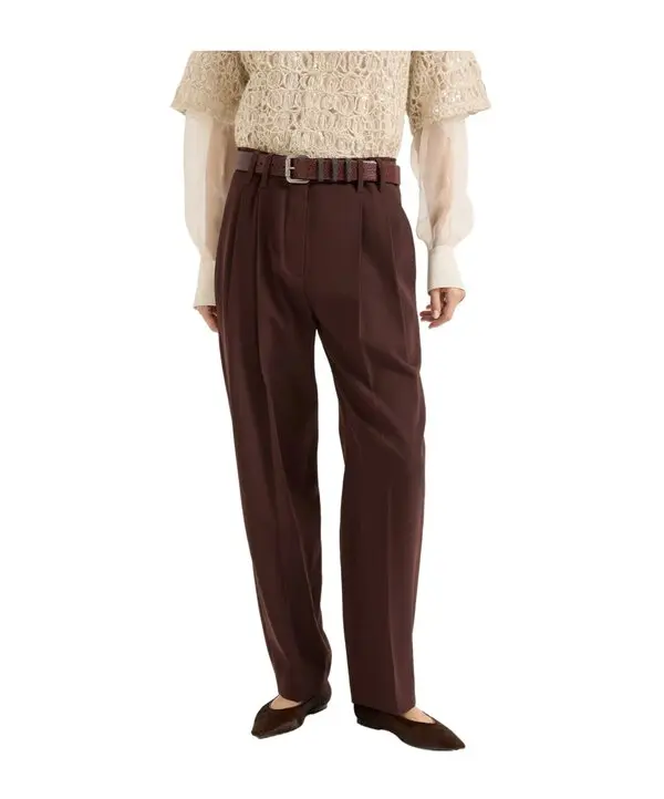 Brunello Cucinelli Monili Detailed Tailored Trousers