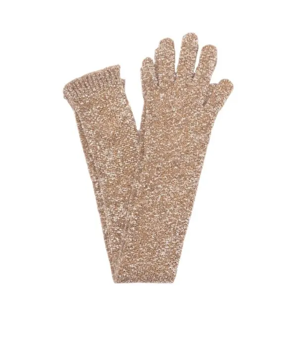 Brunello Cucinelli Sequin-embellished Long Gloves