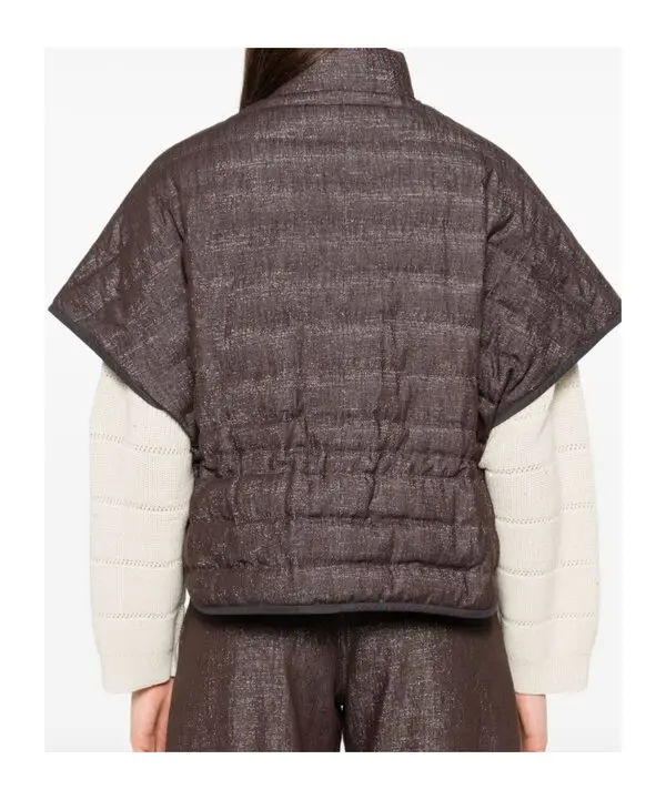 Brunello Cucinelli Quilted Zip-front Jacket