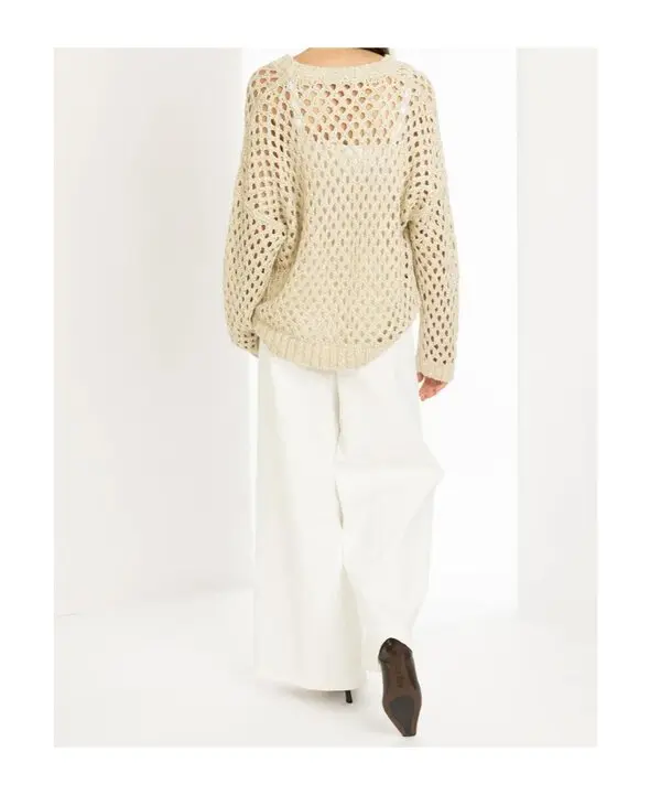 Brunello Cucinelli Cut-out Knitted Jumper