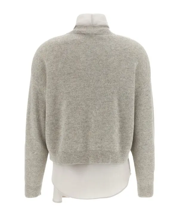 Brunello Cucinelli Monile Detailed Knit Sweater