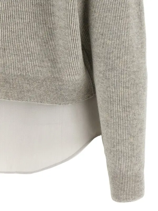 Brunello Cucinelli Monile Detailed Knit Sweater