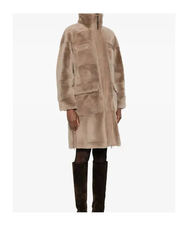 Brunello Cucinelli Full-zip Fur Coat