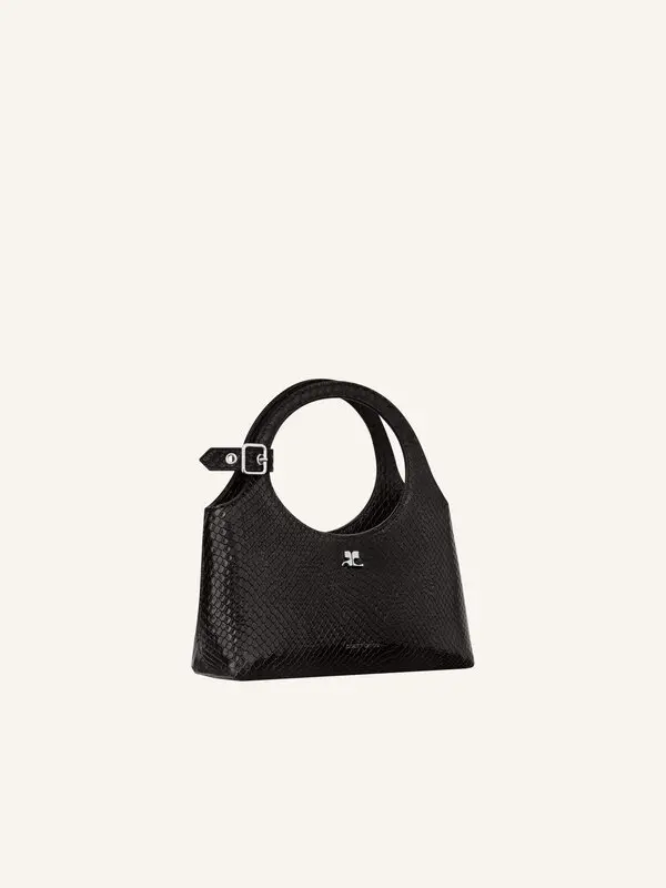 COURREGES Mini Holy Leather Shoulder Bag