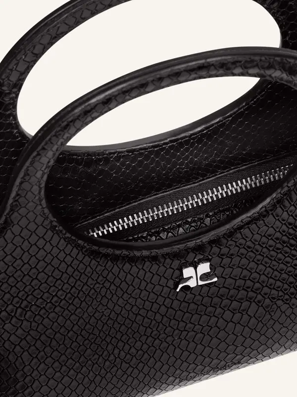 COURREGES Mini Holy Leather Shoulder Bag