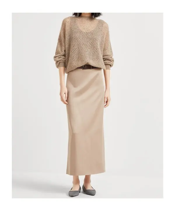 Brunello Cucinelli High-waist Maxi Skirt