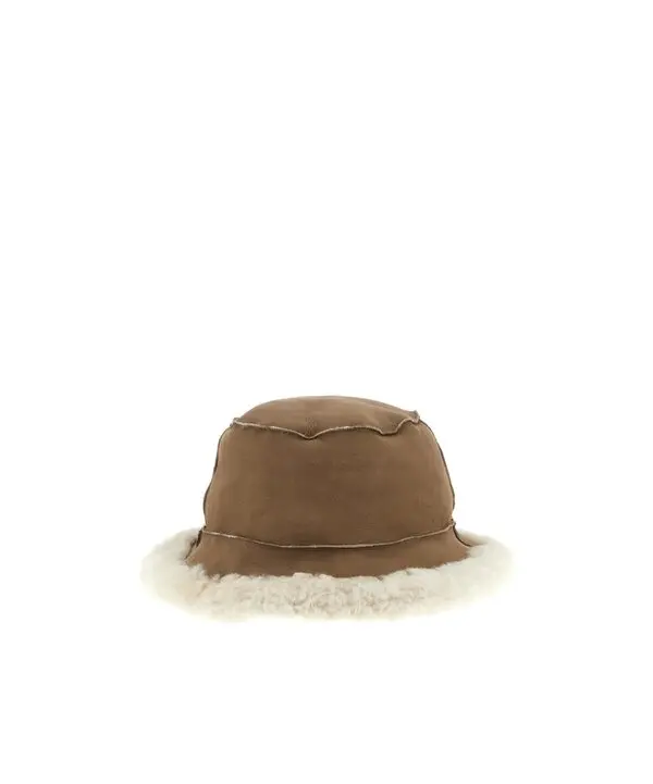Brunello Cucinelli Fuzzy Bucket Hat - Brown