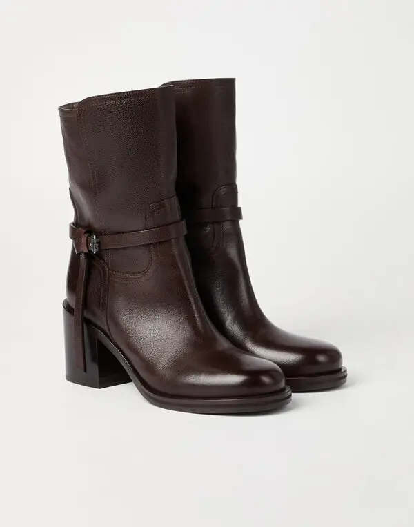 Brunello Cucinelli Monili Embellished Ankle Boots