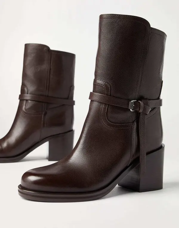 Brunello Cucinelli Monili Embellished Ankle Boots