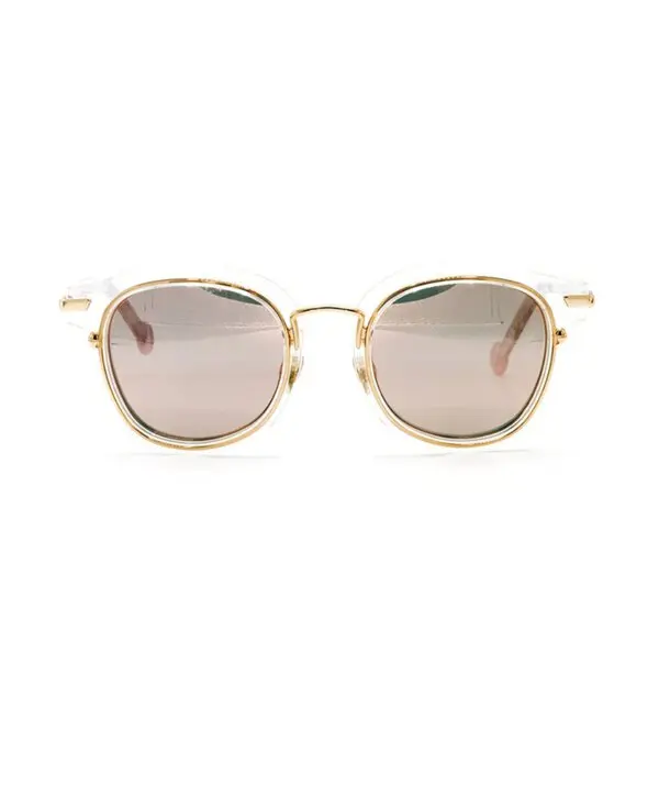 Dior Logo Round Sunglasses