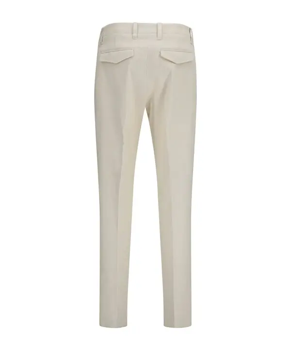 LARDINI Ribbed Straight-leg Tailored Pants