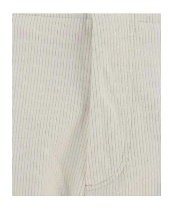 LARDINI Ribbed Straight-leg Tailored Pants