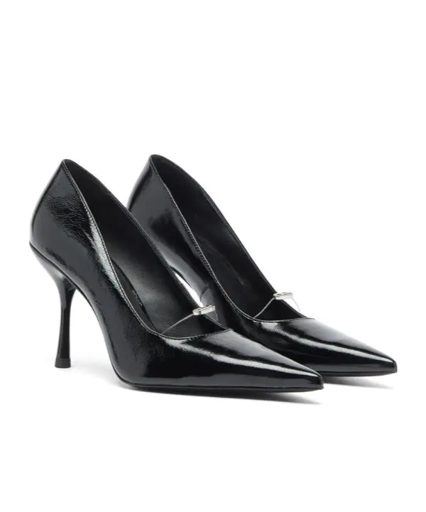 DIESEL® D-jewels Leather Pumps With Stiletto Heel