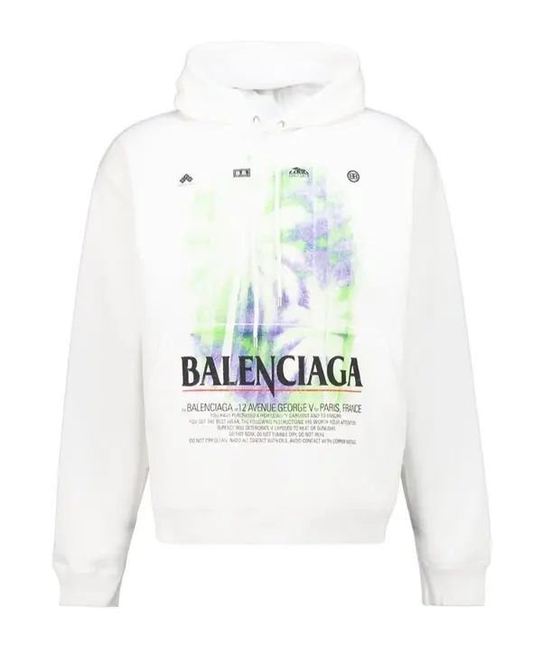 Balenciaga Graphic-print Hoodie