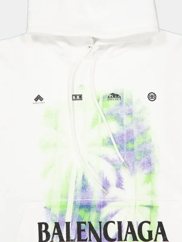Balenciaga Graphic-print Hoodie
