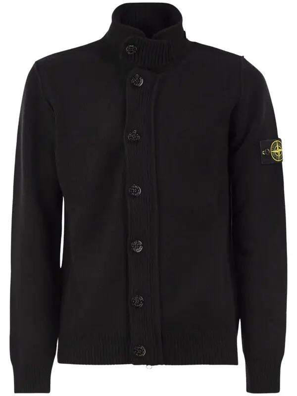 Stone Island Stand-collar Button Cardigan