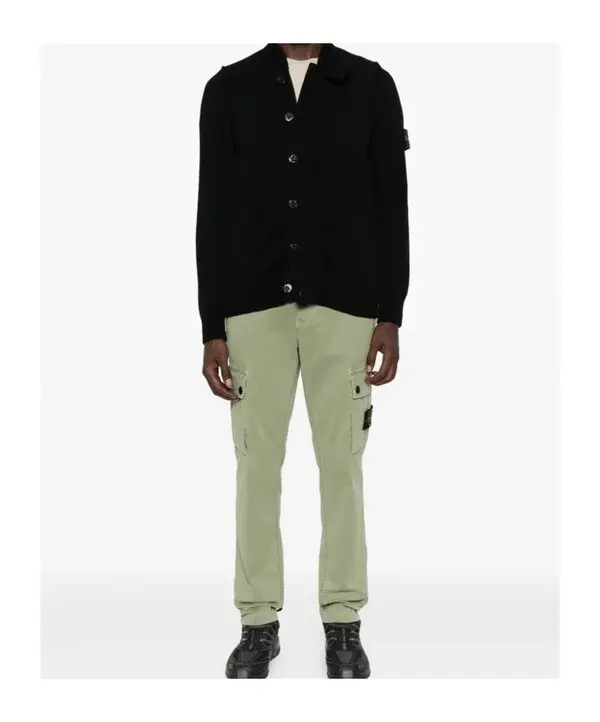 Stone Island Stand-collar Button Cardigan