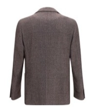 LARDINI Single-breasted Checked Blazer - Black