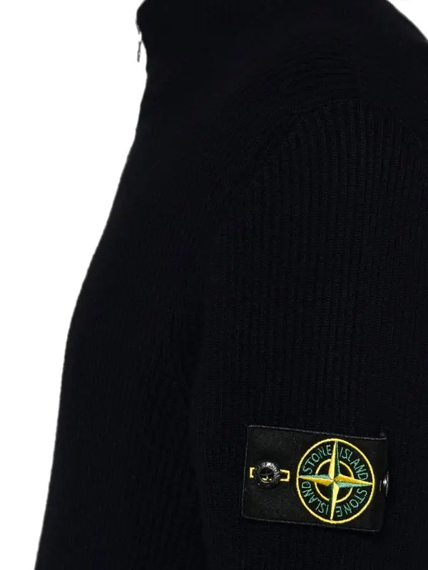 Stone Island Stand-collar Zip-up Cardigan
