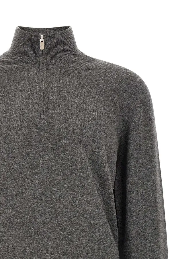 Brunello Cucinelli Half-zip Cashmere Sweater