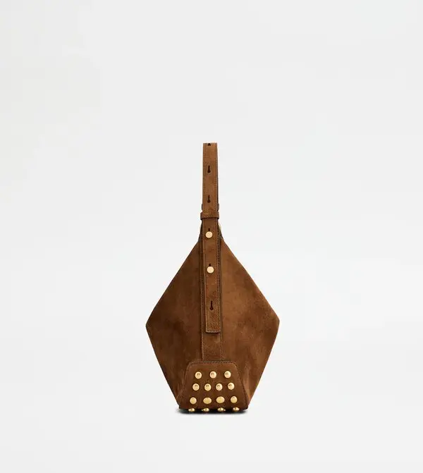 TOD'S Metal Dots Mini Bag In Suede