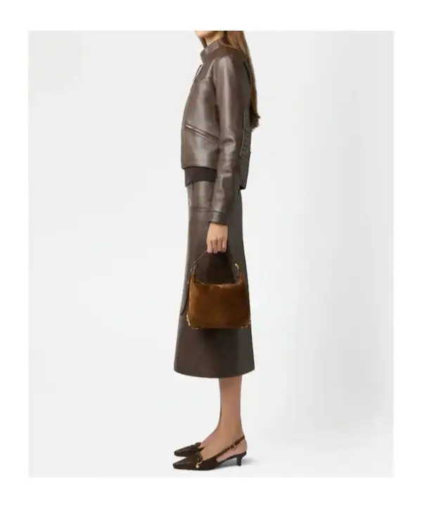 TOD'S Metal Dots Mini Bag In Suede